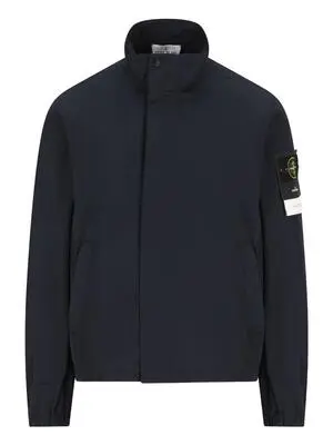 Stone Island Zipped Blouson Jacket - Blue