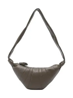 LEMAIRE Croissant Small Leather Shoulder Bag - Green