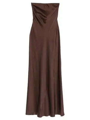FORTE_FORTE Column Long Dress - Brown