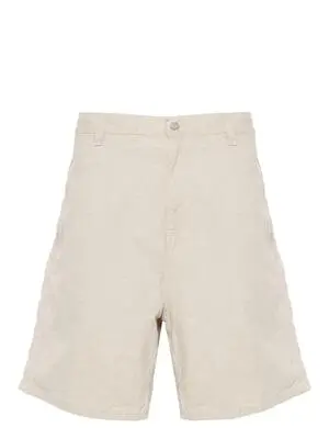 Carhartt Work In Progress Cotton Blend Shorts - Beige
