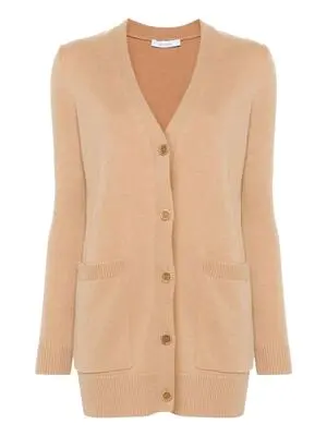 Max Mara Wool And Cashmere Blend Cardigan - Beige