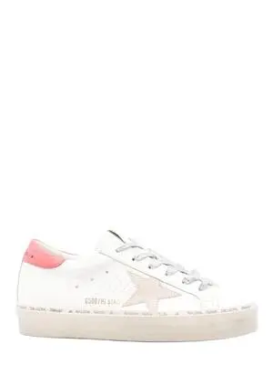 GOLDEN GOOSE Hi Star Leather Sneakers - Red