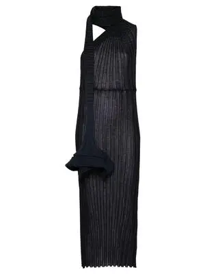 Issey Miyake Knitted Long Dress - Black