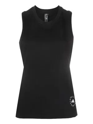 Adidas By Stella McCartney Organic Cotton Tank Top - Black