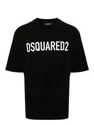 Dsquared2 Logo Cotton T-shirt - Black