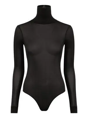 MAISON MARGIELA High-neck Bodysuit - Black