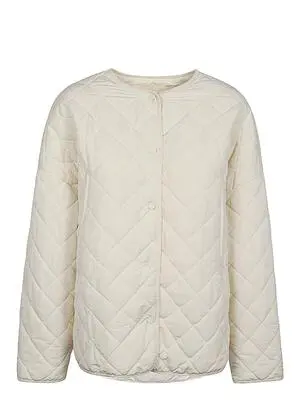 SANDBEIGE Quilted Nylon Jacket - White