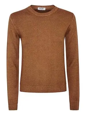 BASE Wool Crewneck Jumper - Brown