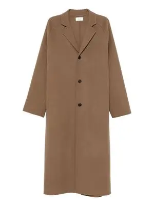THE ROW Long Wool Coat - Beige