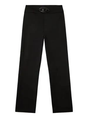 DIESEL Wool Blend Trousers - Black