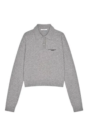 Givenchy Long-sleeve Polo Shirt - Grey