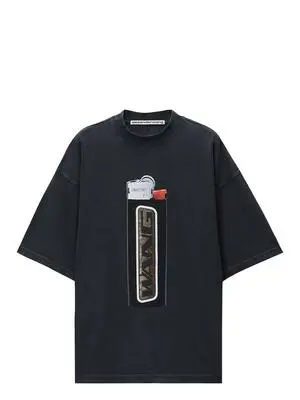Alexander Wang Short-sleeve Tee With Graphic - Black