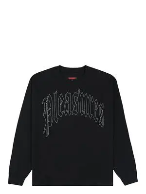 PLEASURES Twitch Long-sleeve Shirt - Black