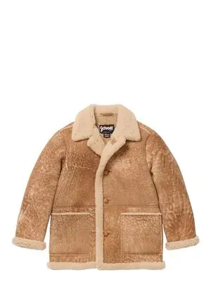 Supreme X Schott Shearling Coat - Tan