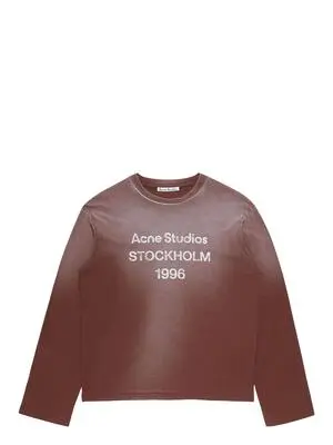 Acne Studios Logo 1996 Long-sleeve T-shirt - Brown