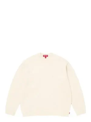 Supreme Angora Script Sweater - Cream