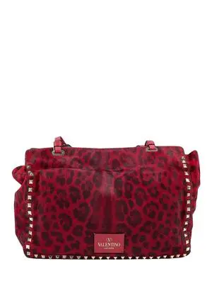 Valentino Garavani Rockstud Tote - Red