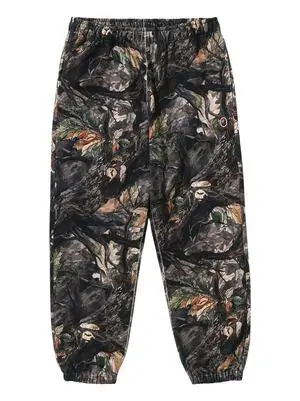A BATHING APE Tree Edge Camo Relaxed Fit Sweatpants - Brown