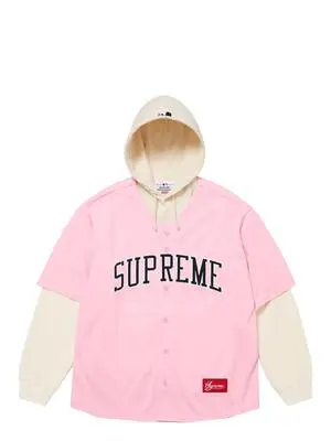 Supreme X Chicago White Sox Hooded Jersey - Pink