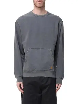 Carhartt Work In Progress Crewneck Sweatshirt With Pocket Detail - Black