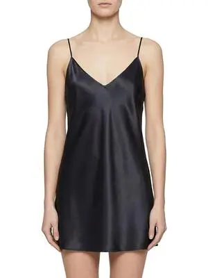 JOSEPH Silk V-neck Camisole - Black