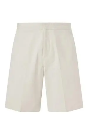Orlebar Brown Laurent Straight-leg Stretch-cotton Shorts - Neutrals