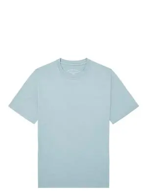 Fedeli Organic Cotton-jersey T-shirt - Blue