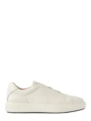 Officine Creative Slouch 001 Full-grain Leather Sneakers - White