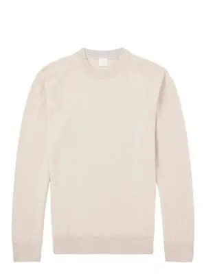 Eleventy Cashmere Crew Neck Sweater Beige