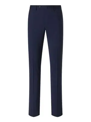 SLOWEAR Slim-leg Wool Trousers - Blue