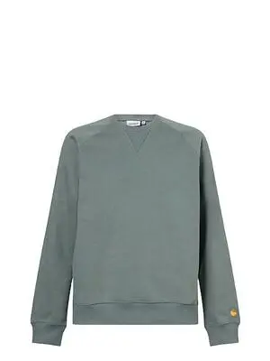 Carhartt Work In Progress Chase Crewneck Sweatshirt - Velvet Green / Gold