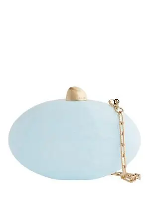 Cult Gaia Eviana Acrylic Clutch - Light Breeze