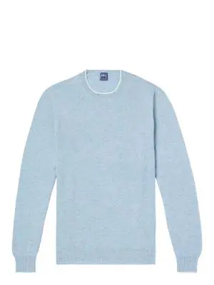 Fedeli Argentina Persia Cashmere Sweater - Blue