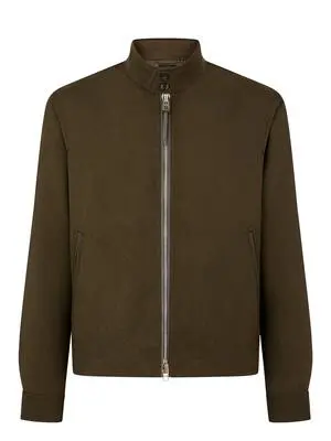 TOM FORD Wool-cashmere-silk Bomber Jacket - Green