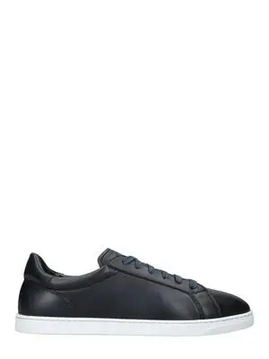 Magnanni Leather Low-top Sneakers - Navy