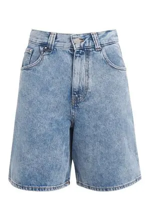 Claudie Pierlot Denim Bermuda Shorts - Blue