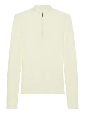 Max & Co. Cotton-blend Rib-knit Sweater - White