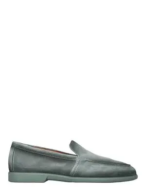 Santoni Suede Malibu Loafers - Blue