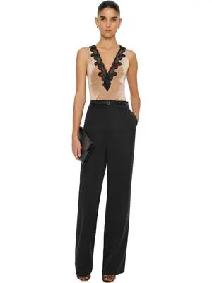 REFORMATION Gisele High Rise Pant - Black