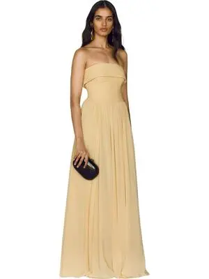 REFORMATION Cecilie Maxi Dress - Yellow
