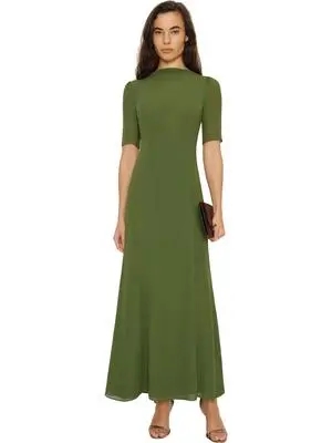 REFORMATION Dorit Maxi Dress - Green
