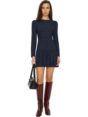 REFORMATION Vaila Mini Dress - Blue