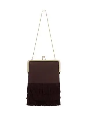 REFORMATION Skye Mini Bag - Brown