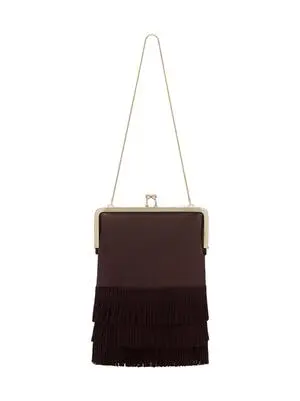 REFORMATION Skye Mini Bag - Brown