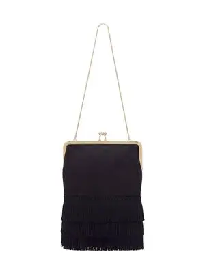 REFORMATION Skye Mini Bag - Black