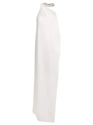 Stella McCartney Satin Embellished Gown - Ivory