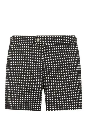 TOM FORD Polka Dot Swim Shorts - Black