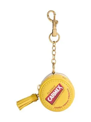 ANYA HINDMARCH Leather Carmex Coin Purse Charm - Yellow