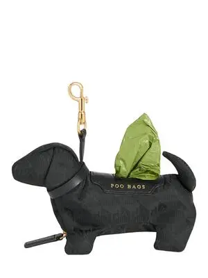 ANYA HINDMARCH Logo Dog Bag Charm - Black