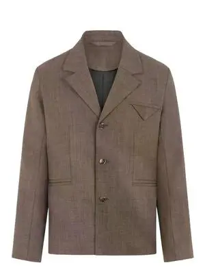 Manière De Voir Bastien Single-breasted Light Tailored Blazer - Brown